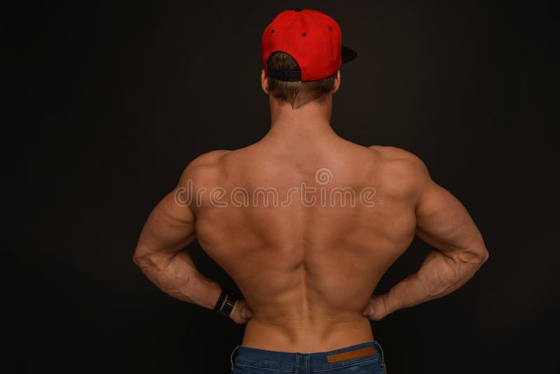 Male back stock image. Image of muscle, handsome, back - 193979427