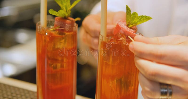 Barmen in restaraunt stock image. Image of cool, barman - 183929757