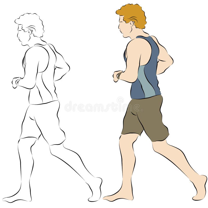 Beach Runner Stock Illustrations – 331 Beach Runner Stock Illustrations ...