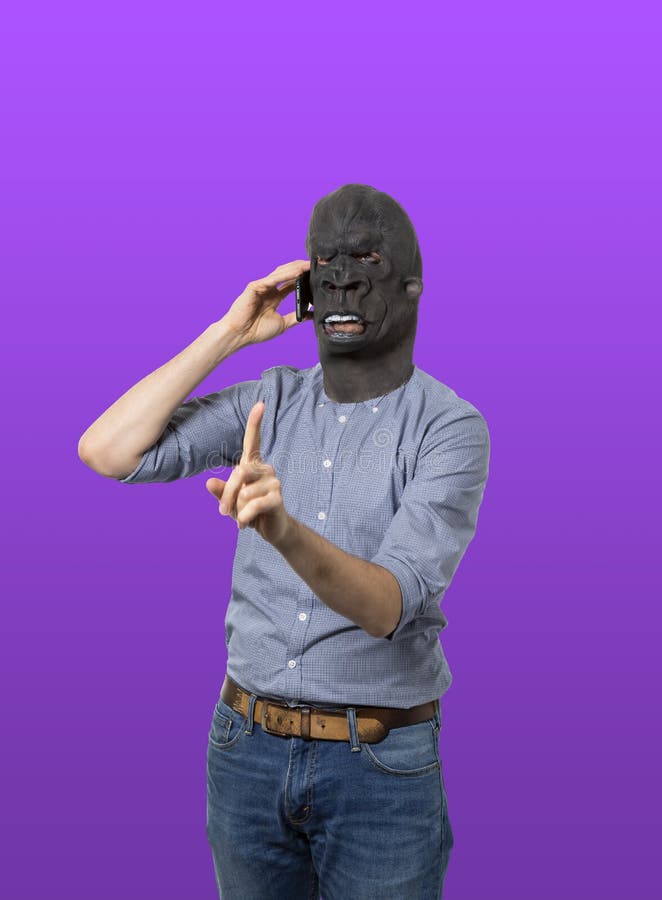 Angry mask with hat stock photo. Image of angry, animosity - 15879710