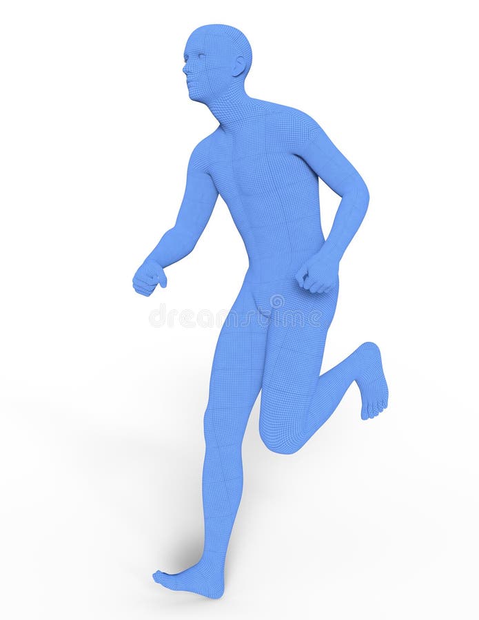 Male body stock illustration. Illustration of medical - 113343968