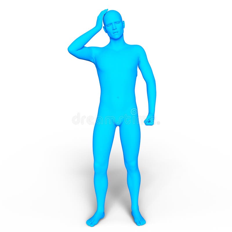 Male body stock illustration. Illustration of frame, white - 94828574