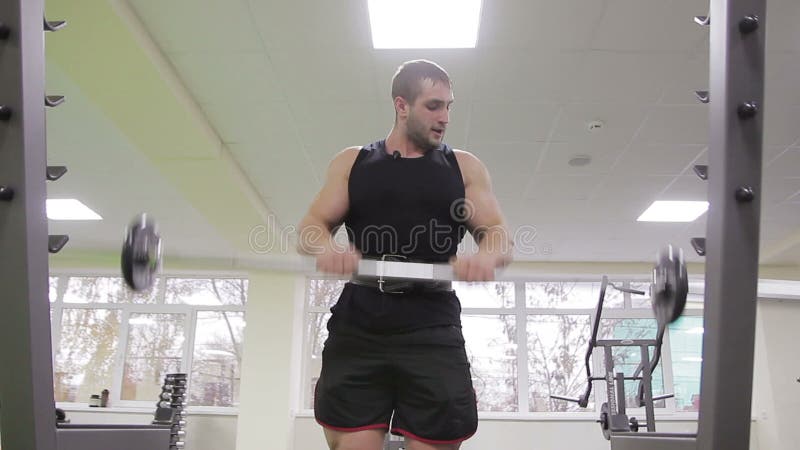 Male Bodybuilder Training Hand Stock Footage - Video of abdominal, male ...