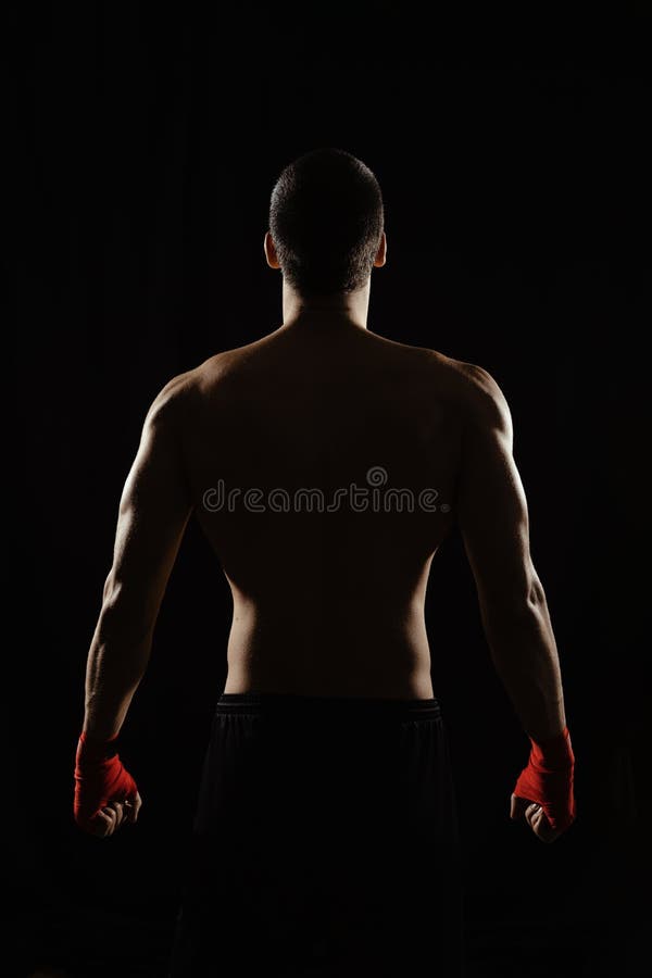 Powerful back muscles stock photo. Image of masculinity - 38438988