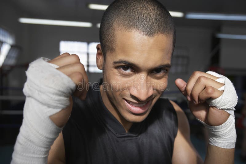 Male Boxer Smiling stock image. Image of fighter, lifestyle - 33889229