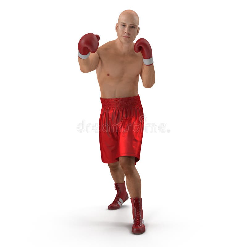 Portrait Muscular Male Boxer Stock Illustrations – 411 Portrait ...