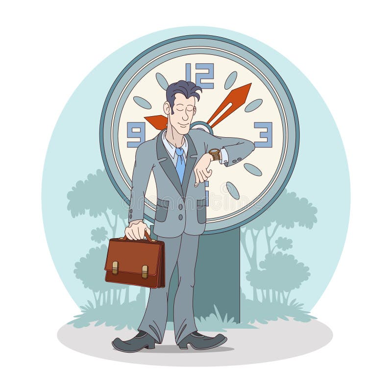 Getting To Work Time Stock Illustrations – 76 Getting To Work Time ...