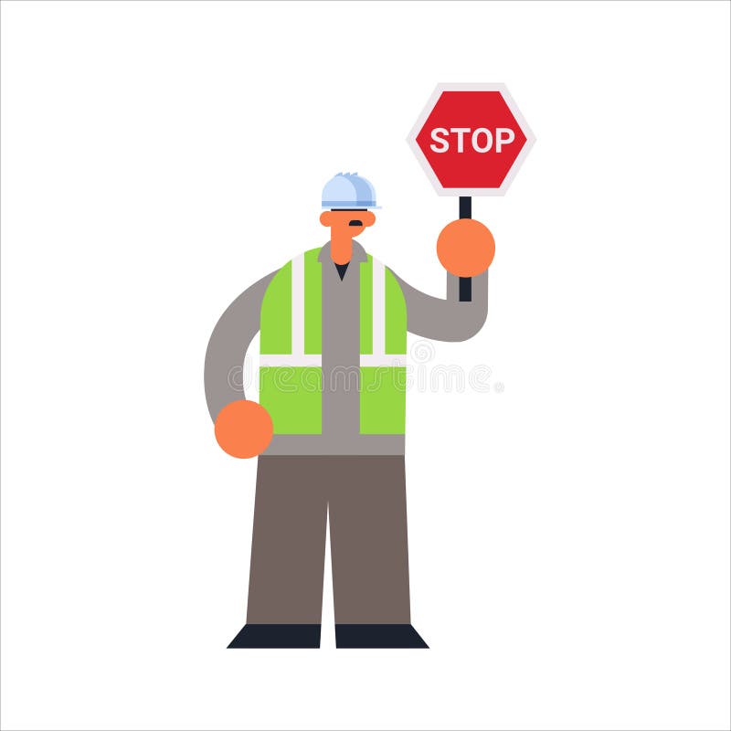 Cartoon Handyman Sign Stop Stock Illustrations – 63 Cartoon Handyman ...
