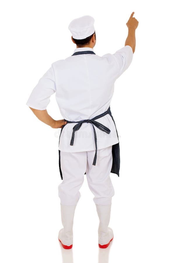 Male butcher standing stock image. Image of looking, room - 66562001