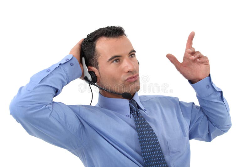 Call center employee stock image. Image of girl, face - 30593227