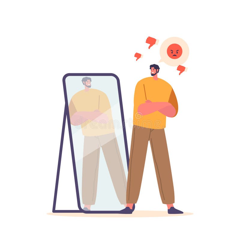 Low Self Esteem Personality Concept Stock Illustrations – 82 Low Self ...