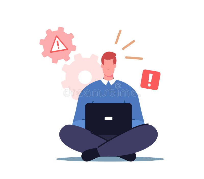 Error Laptop Cartoon Stock Illustrations – 944 Error Laptop Cartoon ...