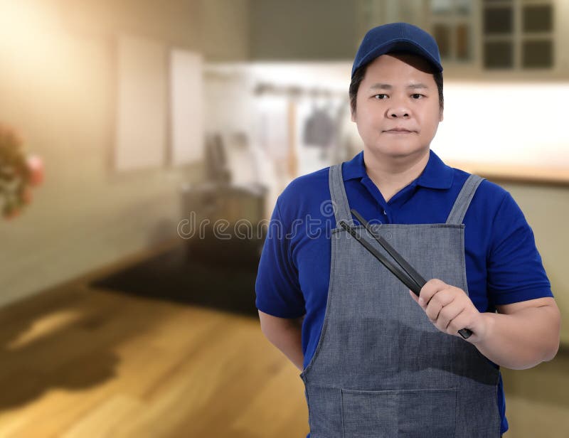 Male Chef Assistant Taking Order and Making Note Stock Image - Image of ...