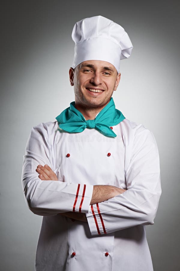 Male chef portrait stock photo. Image of standing, worker - 52623308