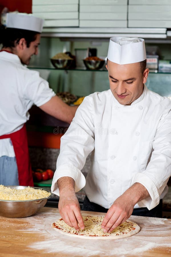 Male Chefs Working in Kitchen Stock Image - Image of chef, cook: 32906737