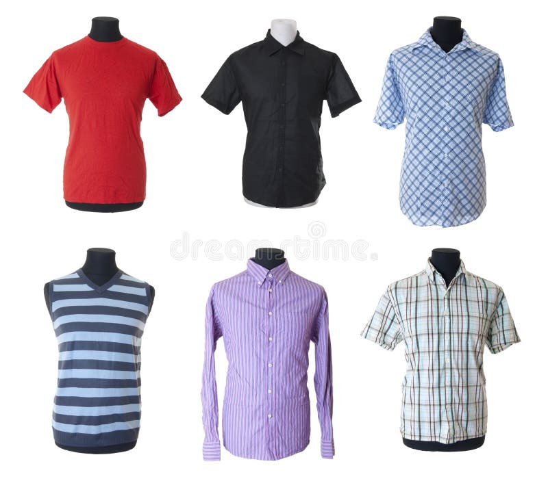 Male Clothes Collection #5 | Isolated Stock Photo - Image of color ...