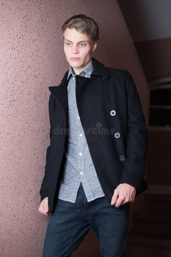 Male clothes model stock photo. Image of teenager, style - 60776022
