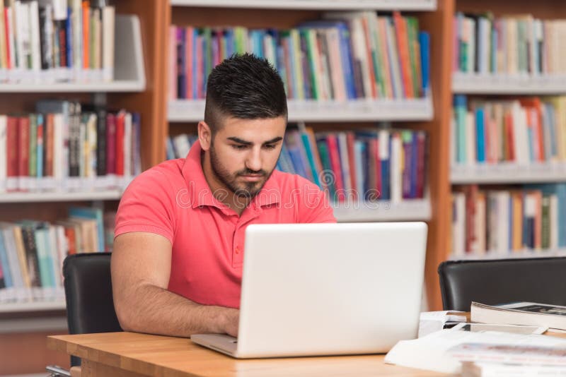 Male College Student Stressed about His Homework Stock Image - Image of ...