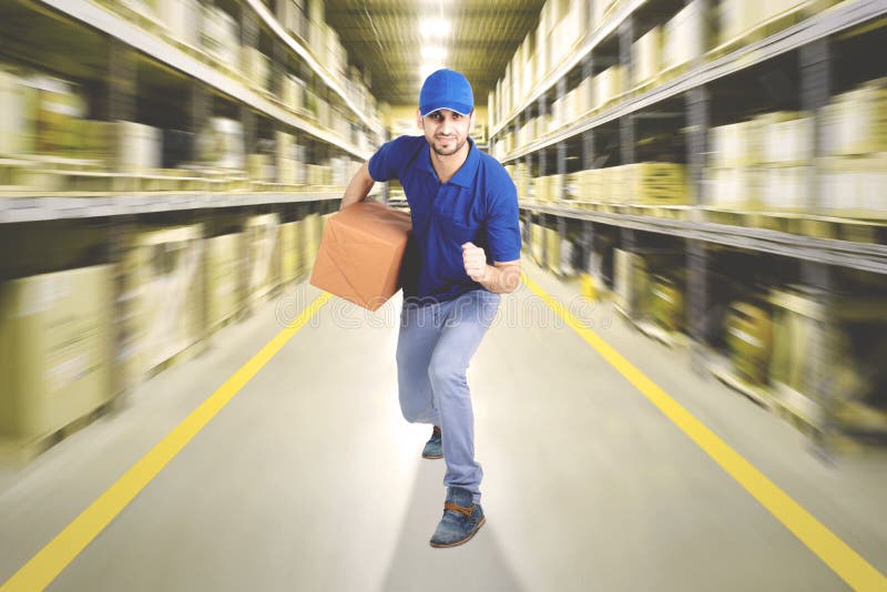 Man Running Warehouse Stock Photos - Free & Royalty-Free Stock Photos ...