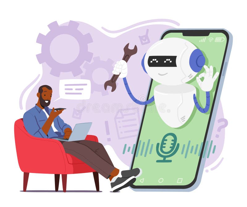 Chatbots Character Stock Illustrations – 293 Chatbots Character Stock ...