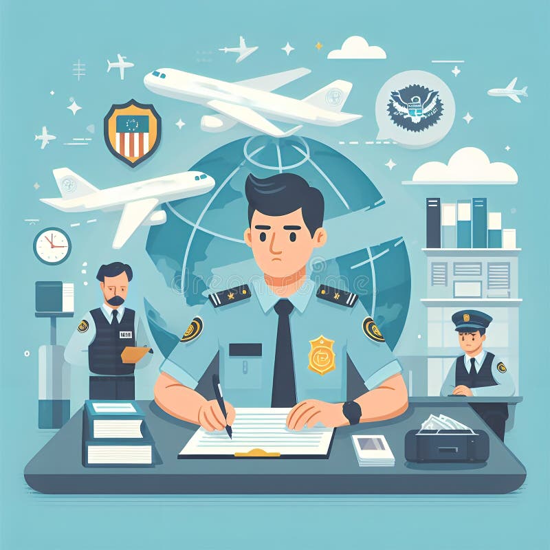 Customs Desk Stock Illustrations – 154 Customs Desk Stock Illustrations ...