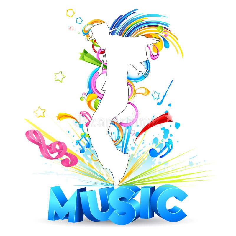 Male Dancer stock vector. Illustration of figure, cool - 21494070