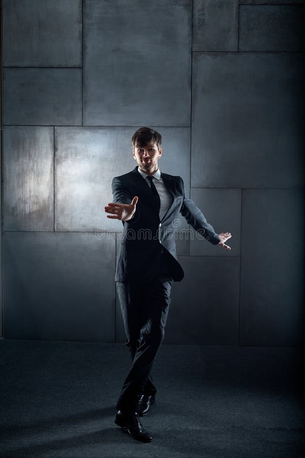 Male Dancer Dancing in Studio Stock Image - Image of indoor ...