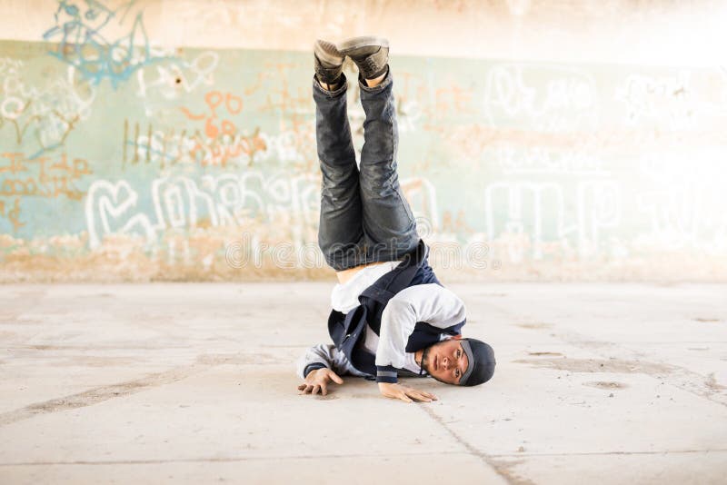 Breakdancer doing a flip stock image. Image of breakdancer - 24613175
