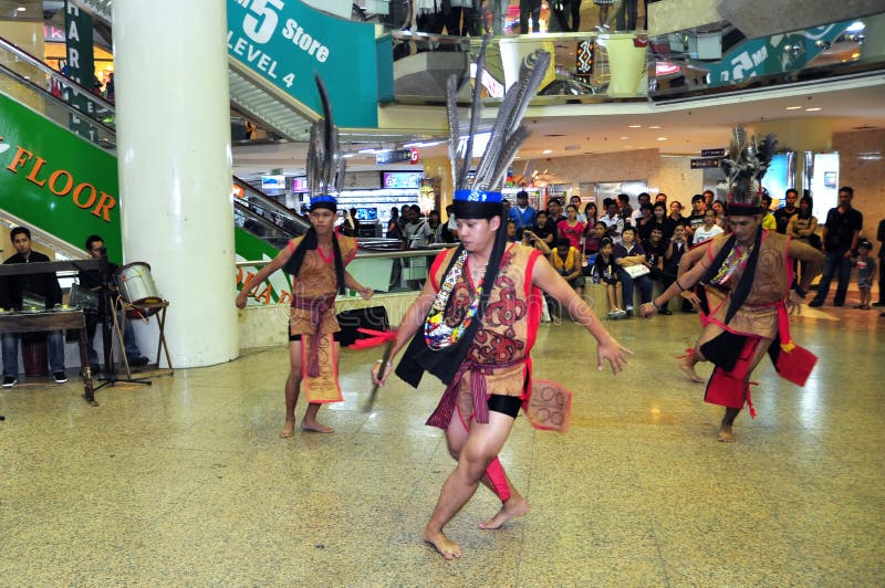 Male Dancers in Murut Warrior Costume Editorial Photography - Image of ...