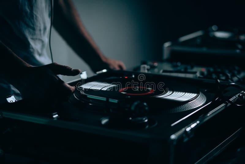 Male dj in club stock photo. Image of vinyl, male, party - 42693628