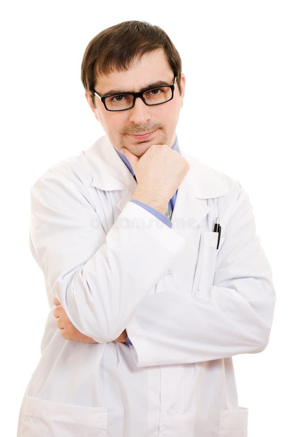 Doctor - Thinks it Over stock image. Image of medicine - 4979831