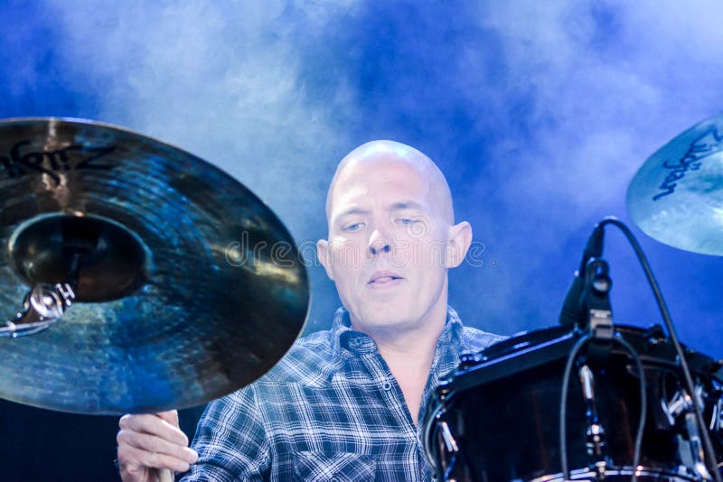 Male drummer editorial stock photo. Image of music, cymbals - 88901478