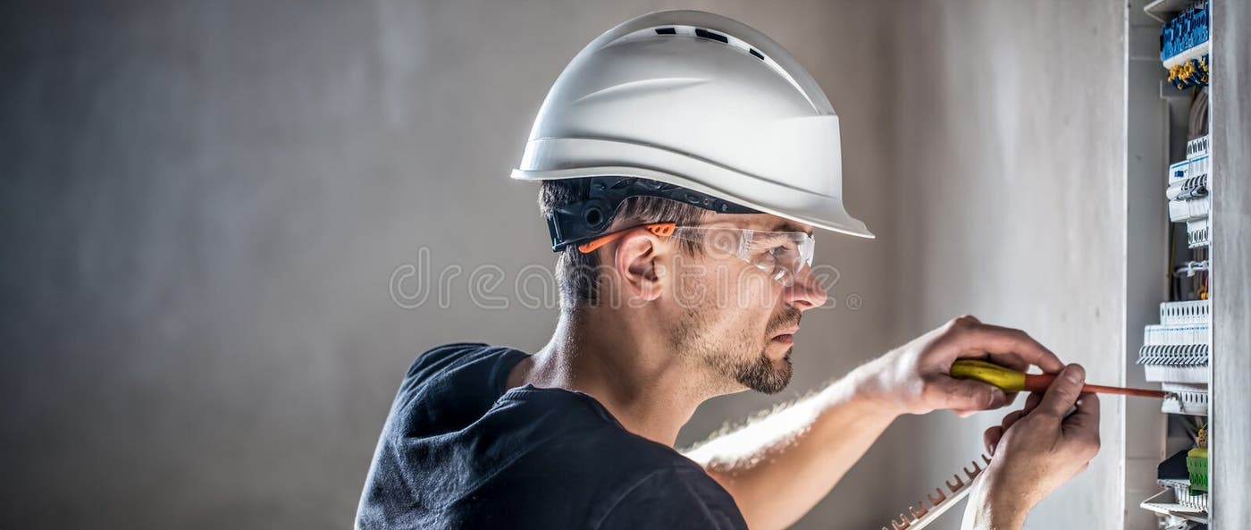 9,233 Electrician Working Electrical Equipment Stock Photos - Free ...