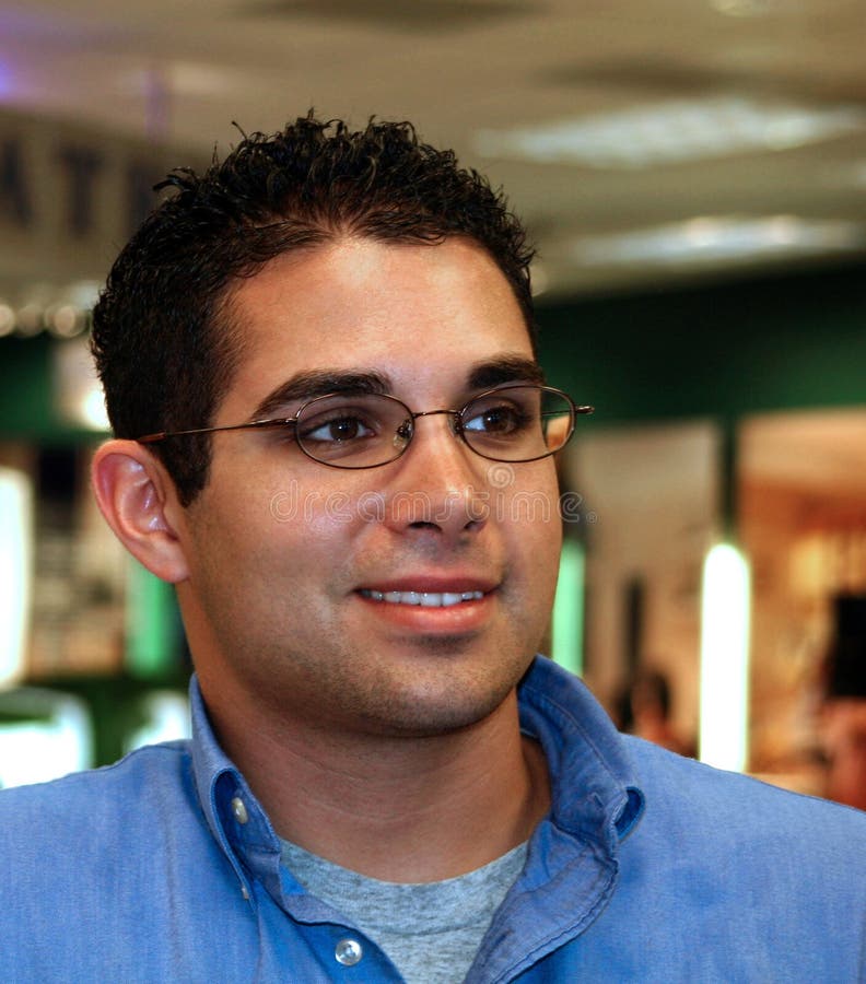 Male Employee with Glasses stock photo. Image of young - 1144994