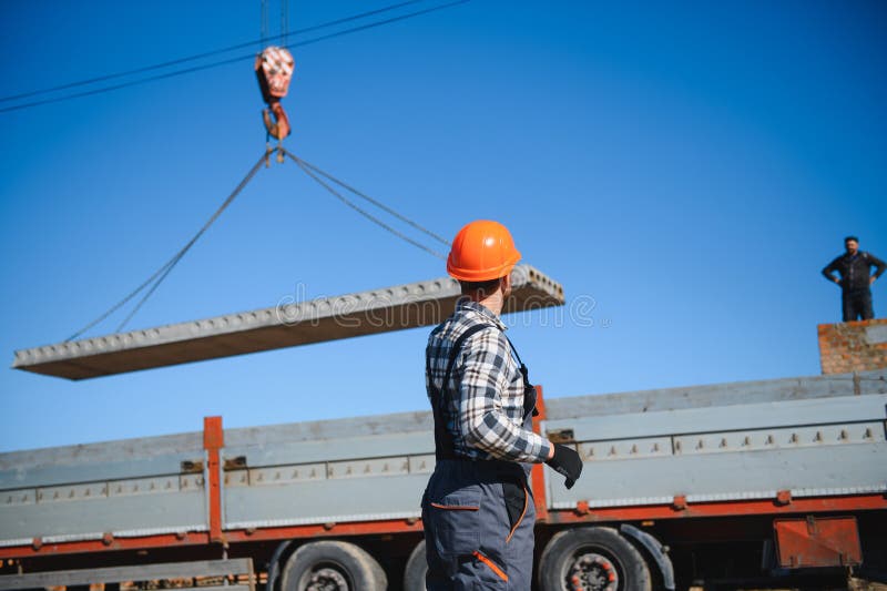 Male Engineer Construction Checking and Maintenance of Parts of ...