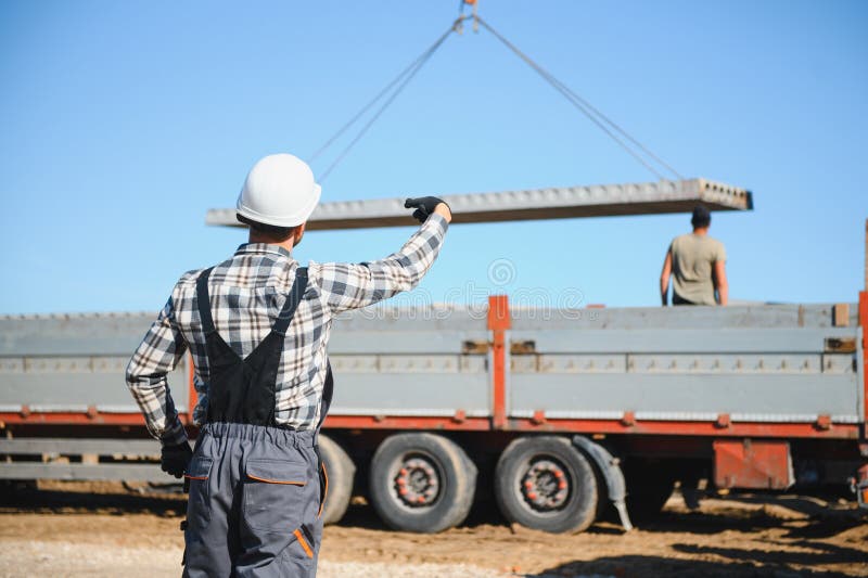 Male Engineer Construction Checking and Maintenance of Parts of ...