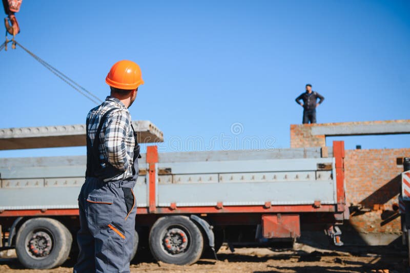 Male Engineer Construction Checking and Maintenance of Parts of ...