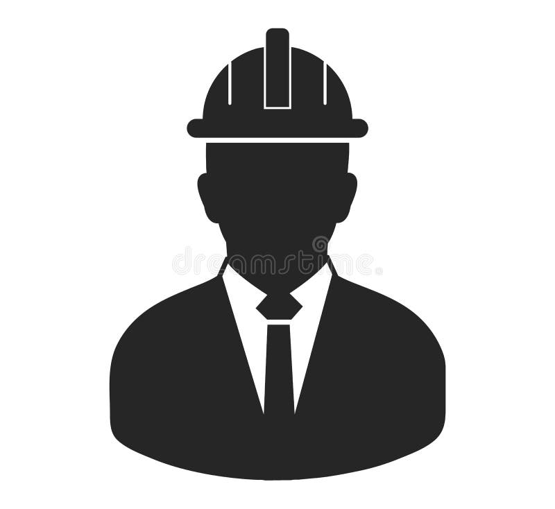Male Engineer Team Icon. stock vector. Illustration of worker - 156911851