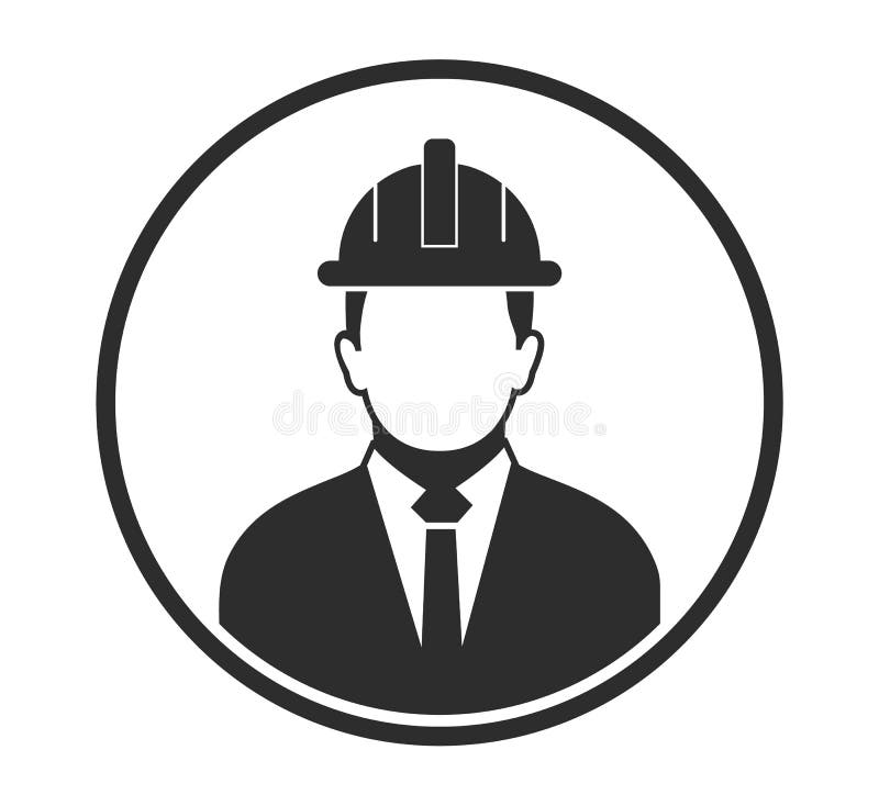 Male Engineer Profile Icon. Stock Vector - Illustration of design ...