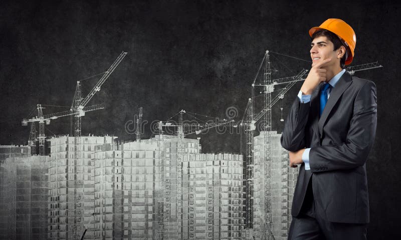 Male engineer stock photo. Image of building, confident - 63407870