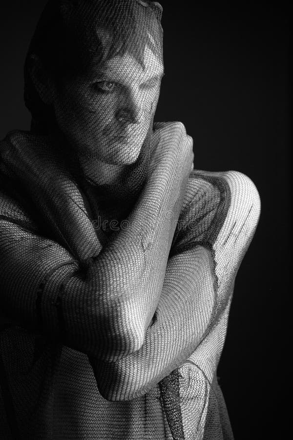 Male expression stock photo. Image of fashion, look, mesh - 9777222