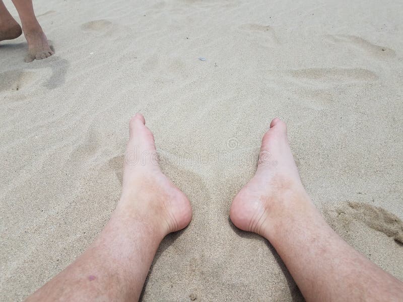 Toes in Sand stock image. Image of nail, sand, feet, digging - 577145