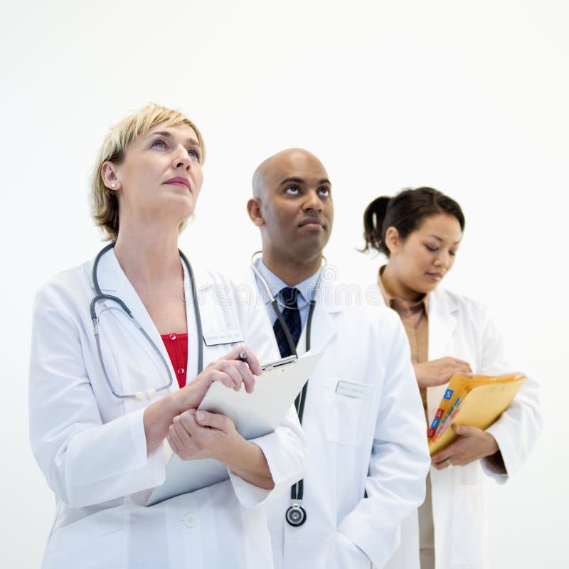 Doctors discussing stock photo. Image of hospital, discussion - 5645564