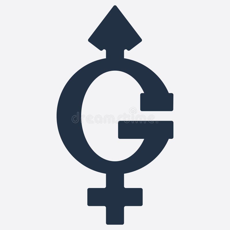 Male and Female Gender Logos Stock Illustration - Illustration of equal ...