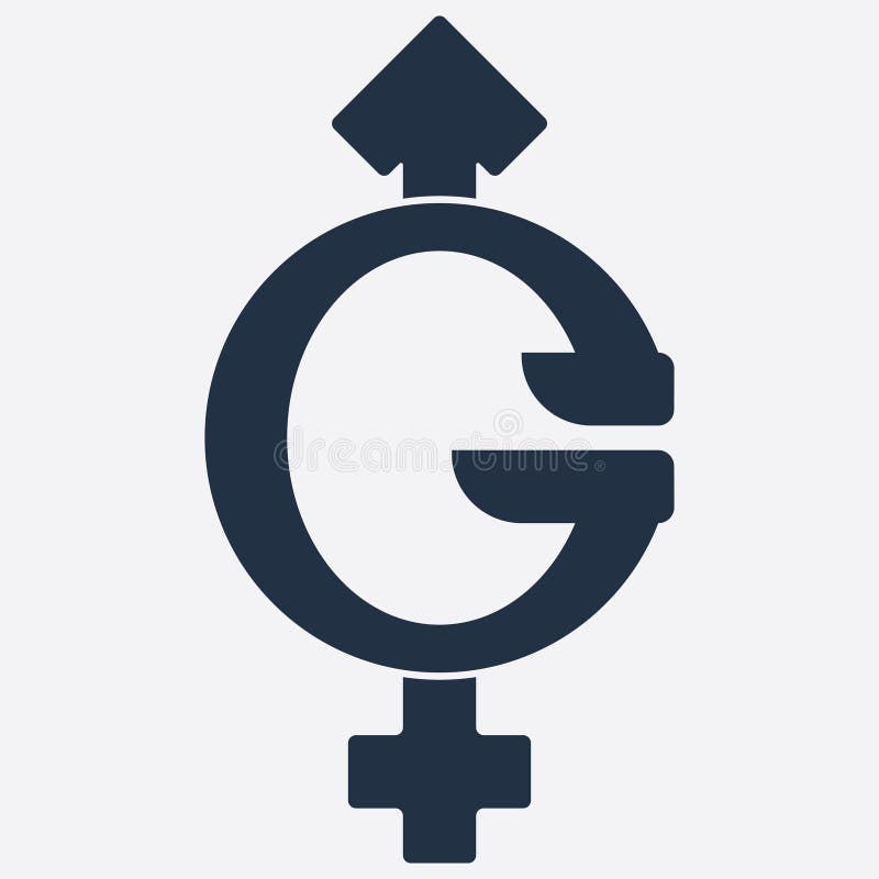 Male and Female Gender Logos Stock Illustration - Illustration of equal ...