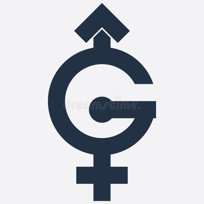 Male and Female Gender Logos Stock Illustration - Illustration of equal ...