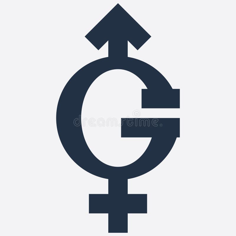 Male and Female Gender Logos Stock Vector - Illustration of silhouette ...