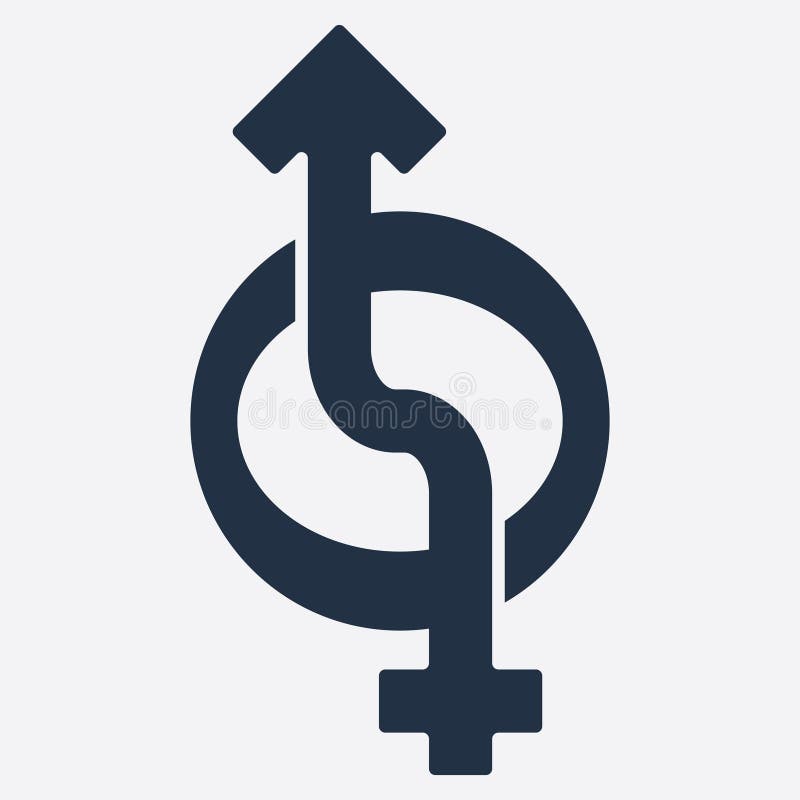 Male and Female Gender Logos Stock Vector - Illustration of person ...