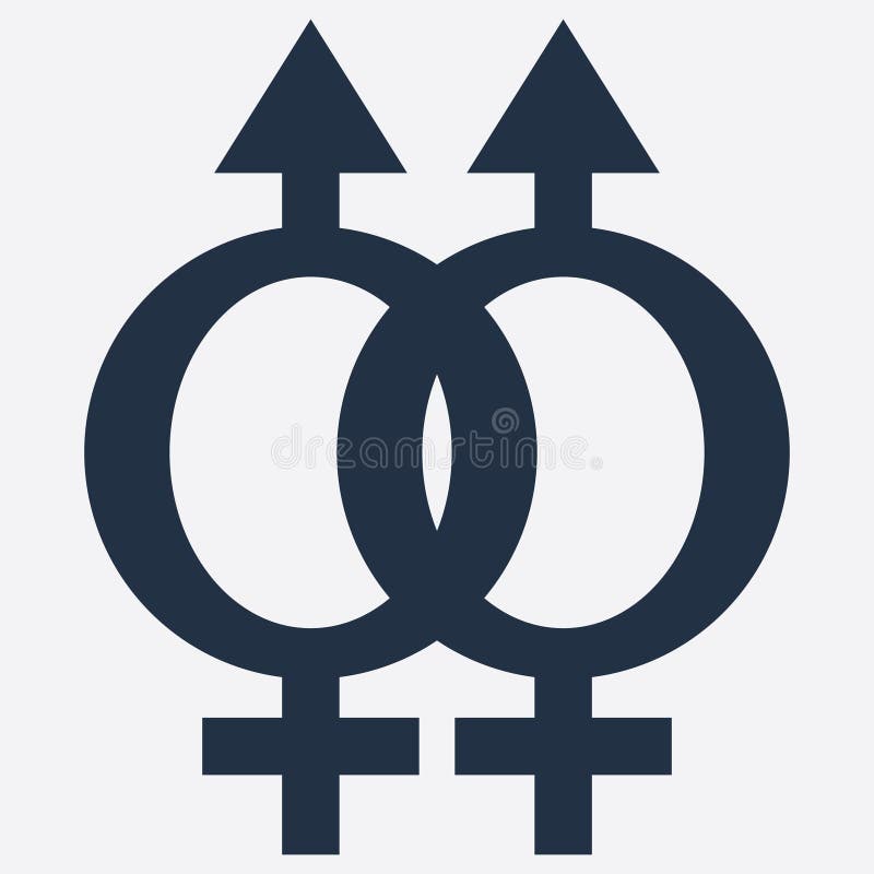 Male and Female Gender Logos Stock Vector - Illustration of lavatory ...