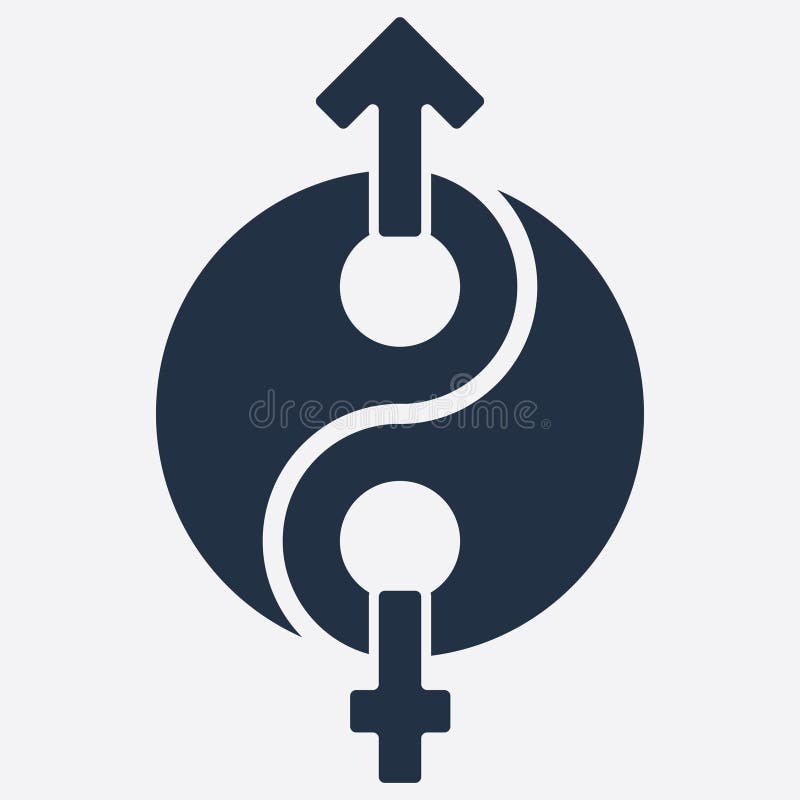 Male and Female Gender Logos Stock Vector - Illustration of person ...